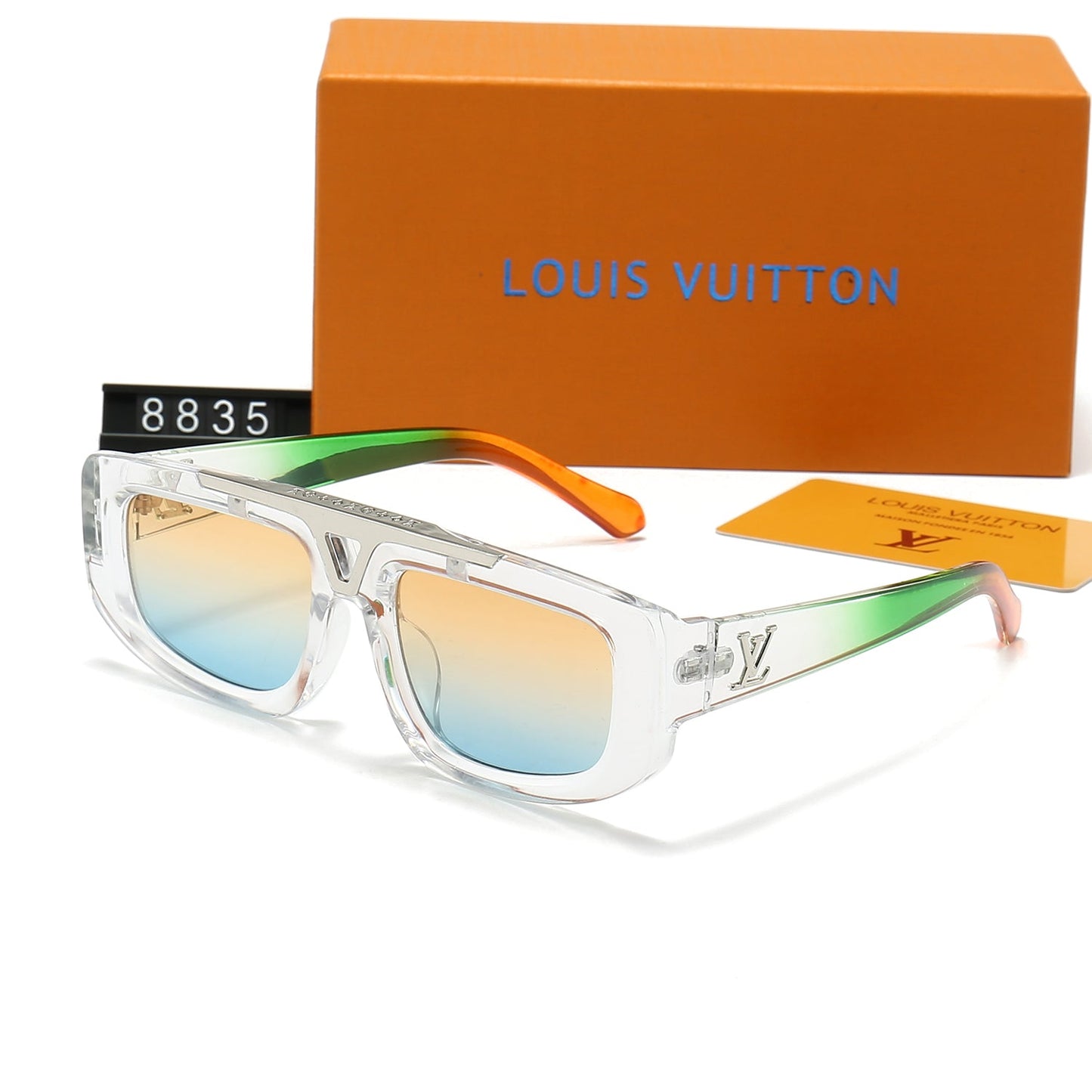 Gradient Acetate Frame Metal Sunglasses – Niyolife